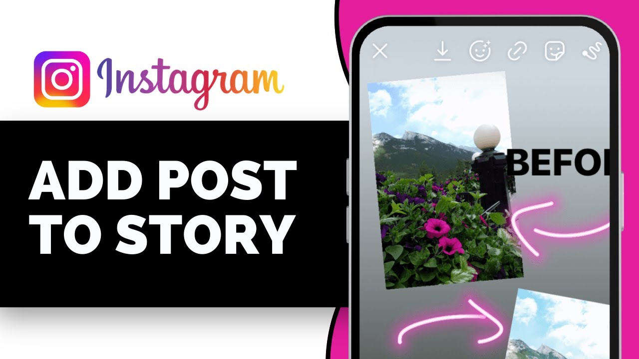 How to Add Instagram Post to Instagram Story - YouTube