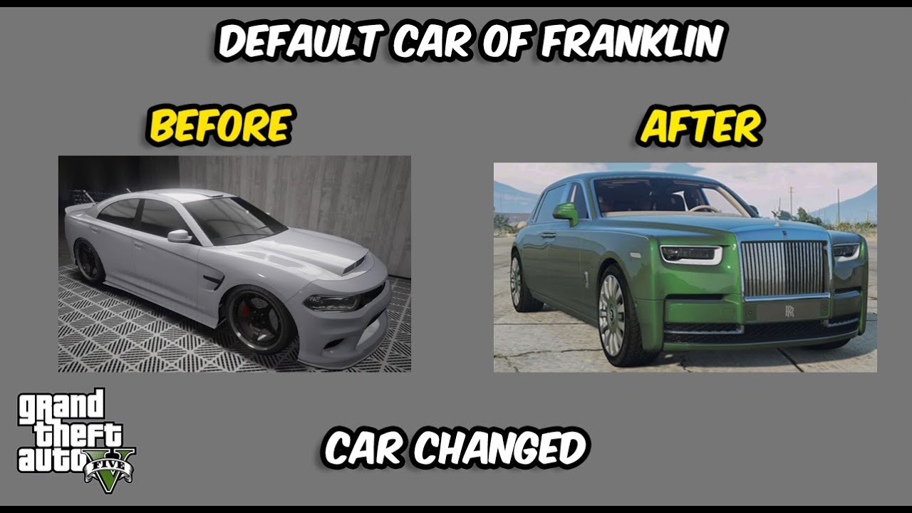 How To Change Default Character Car In GTA 5 - YouTube