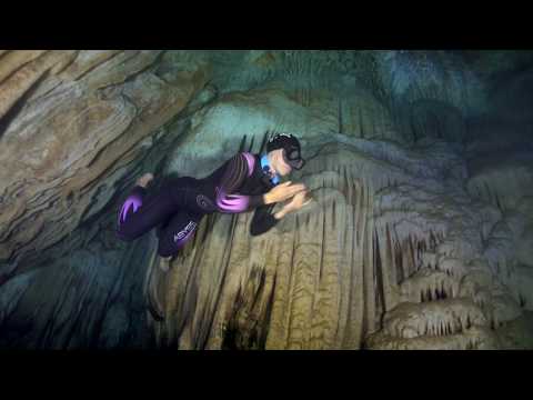 Sahika Ercümen Mağarada Guinness Dünya Rekoru - Guinness World Record in the Cave No Fin Freediving