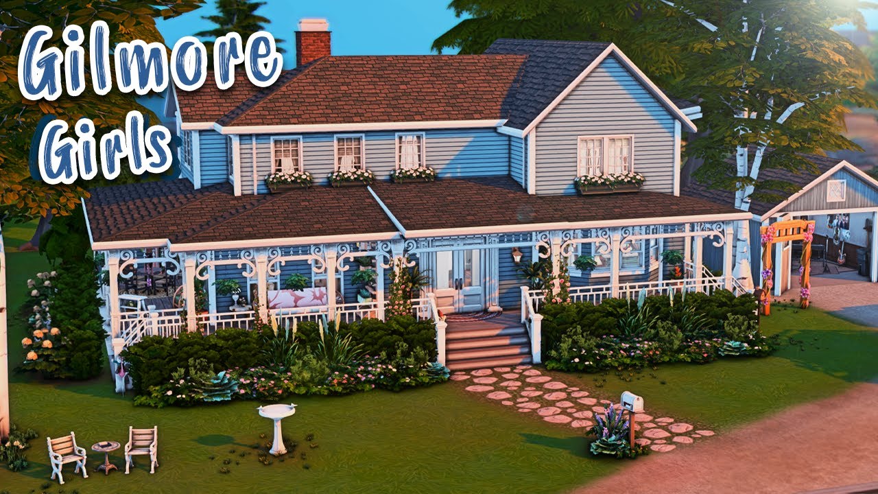 Gilmore Girls: Lorelai & Rory's House || The Sims 4: Stop Motion - YouTube