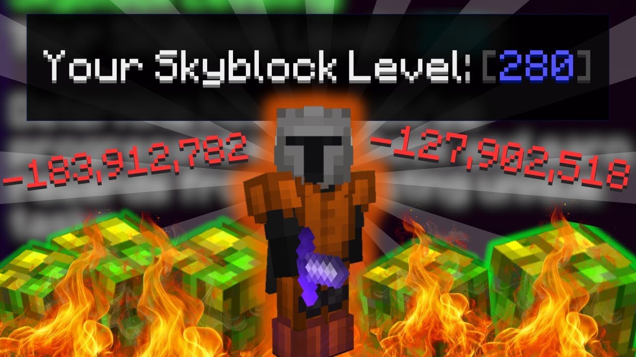 How Many Skyblock Levels Can 500m Get You? | Hypixel Skyblock - YouTube