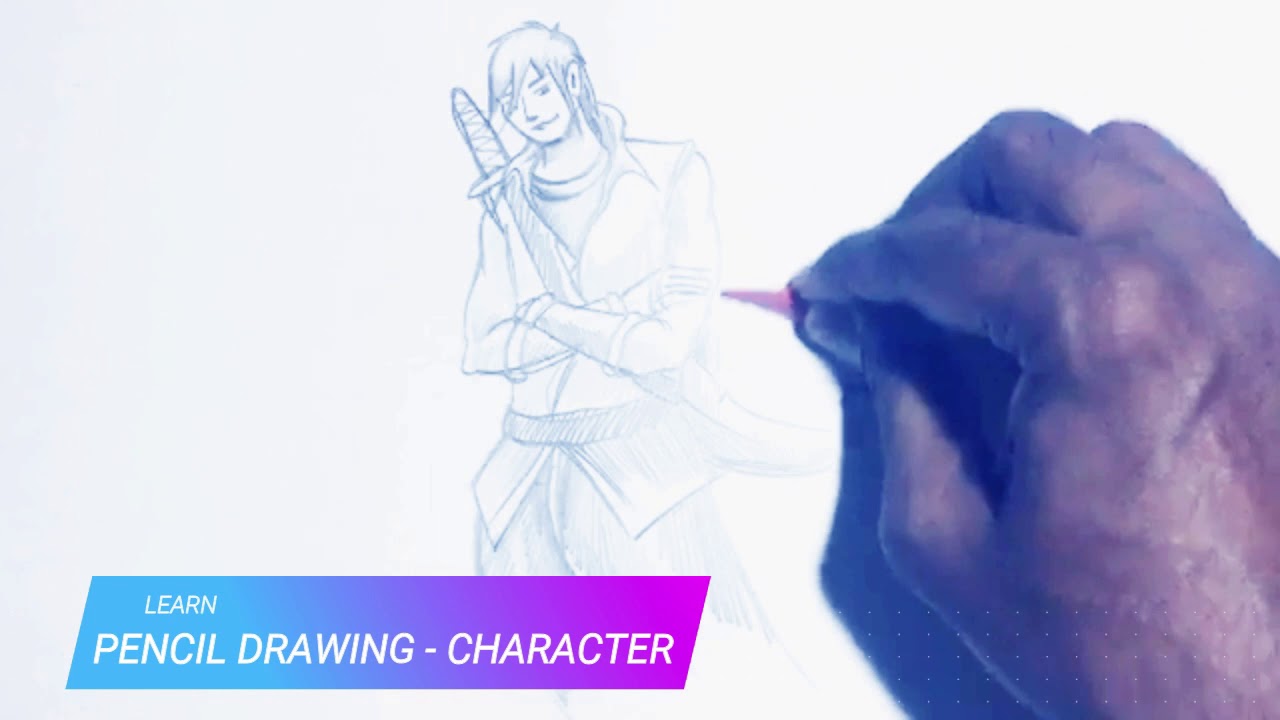 YOU CAN DRAW - Learn Pencil Drawing Action Character - YouTube