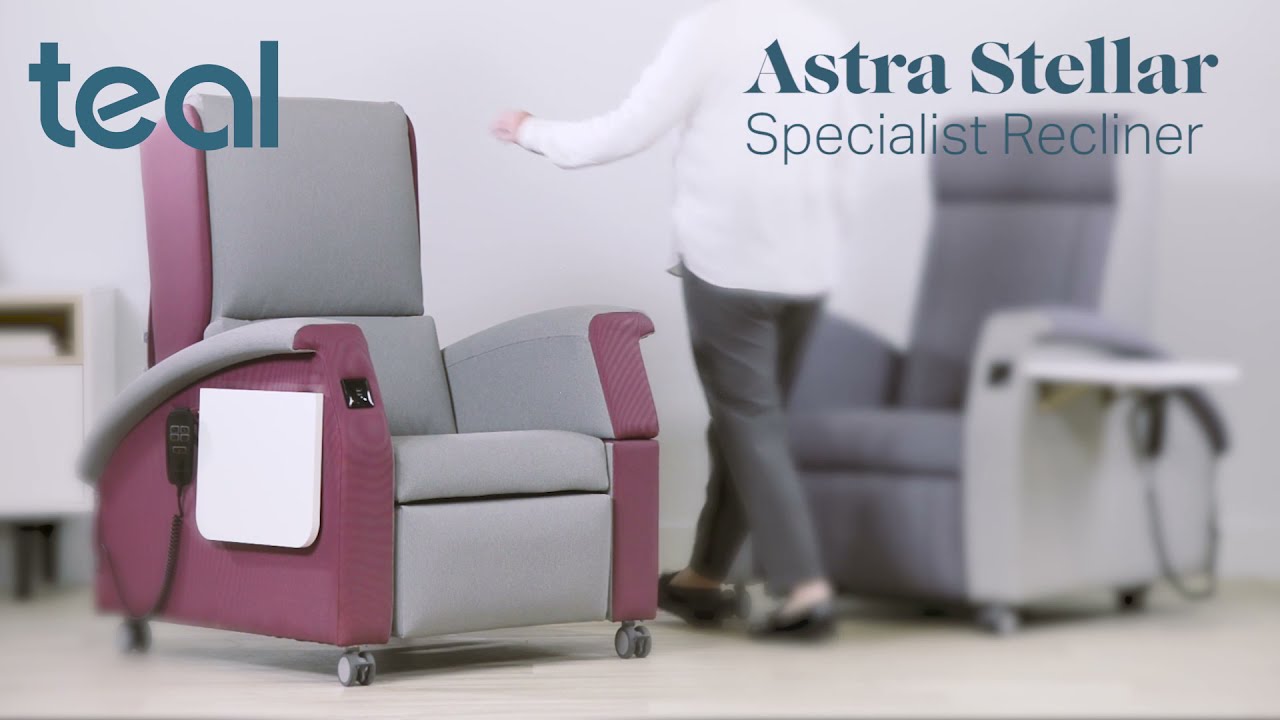 Astra Stellar Patient Recliner Range by Teal Furniture - YouTube