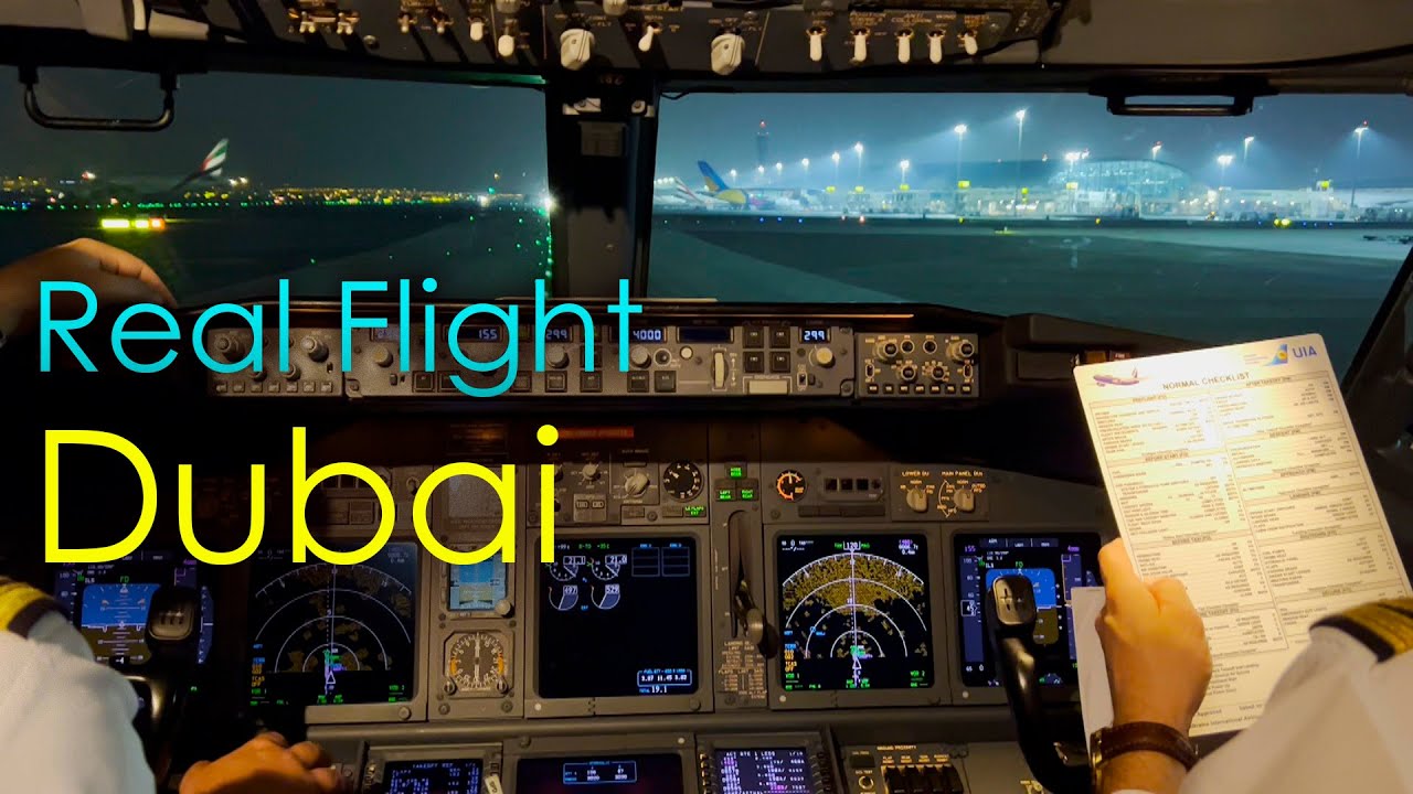 A Day as a Pilot Flight to Dubai | Part 3 | Take off and Landing - YouTube