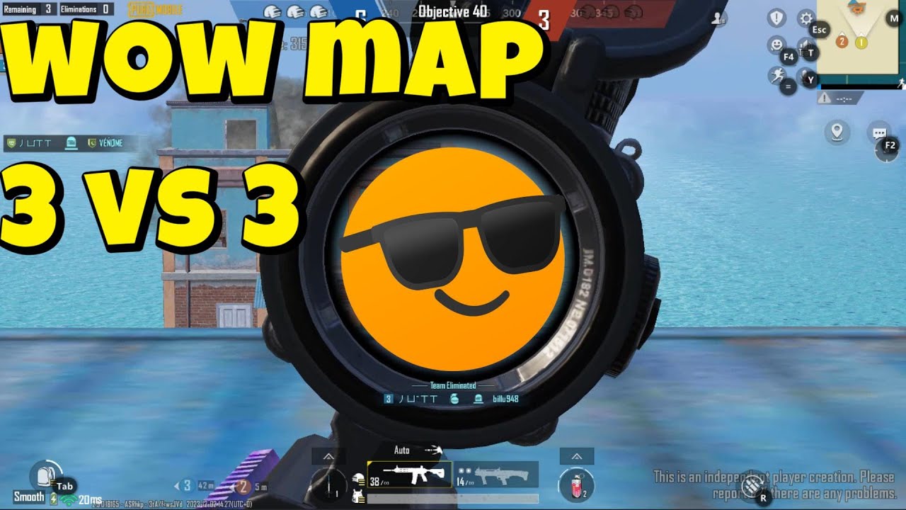 PUBG mobile | wow map 3 vs 3 @gondalgamerzz - YouTube