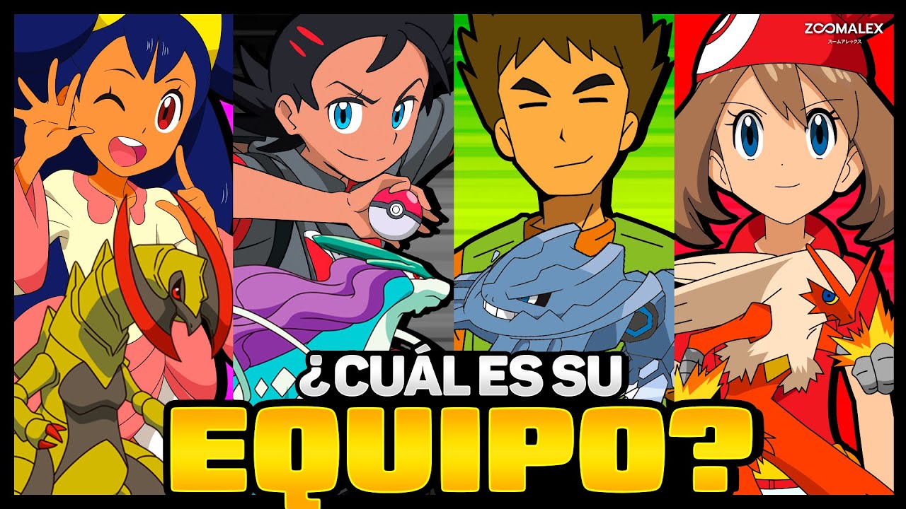 ¿Cuáles son los EQUIPOS POKÉMON de los COMPAÑEROS de ASH? 🤔 | ¿Quién ...