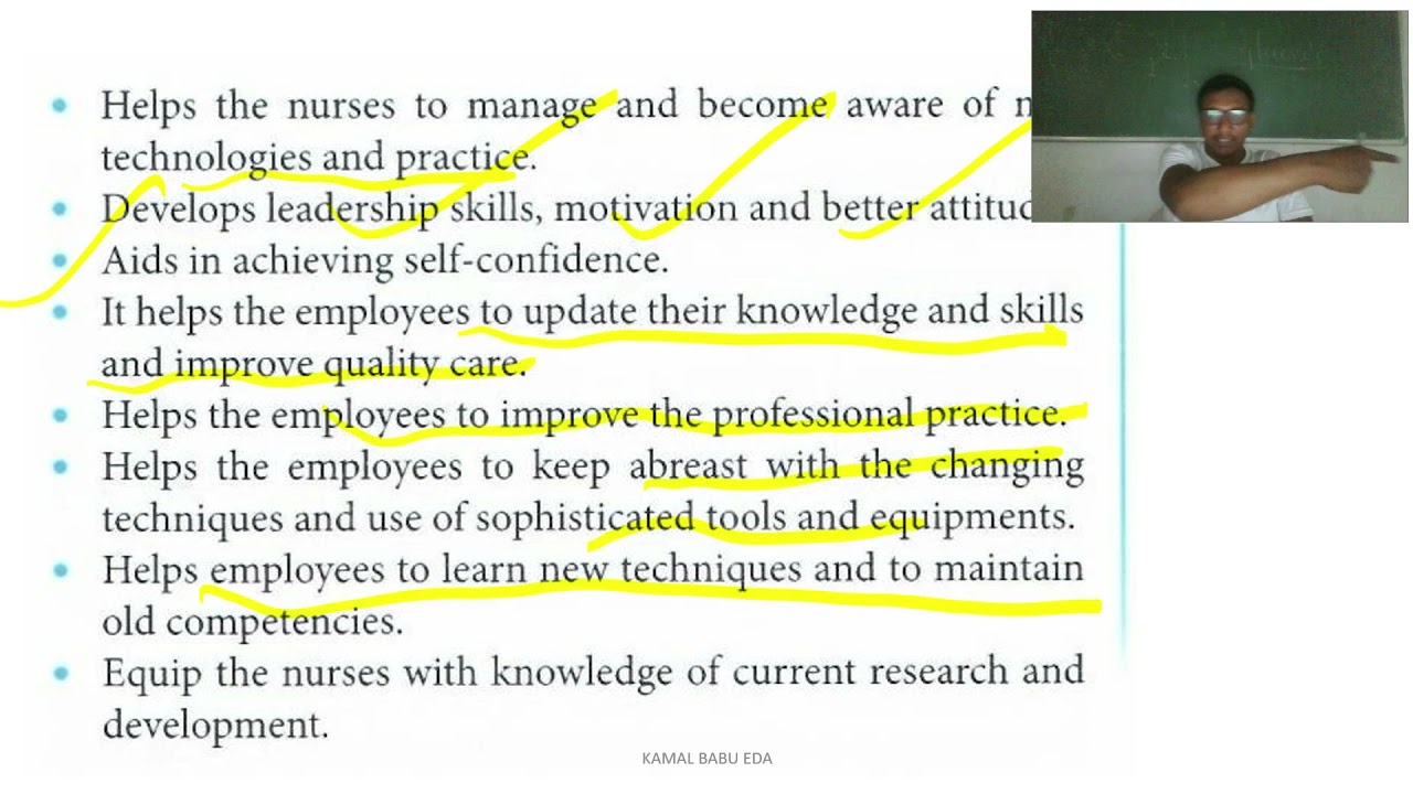 COMPONENTS /TYPES OF IN SERVICE EDUCATION PROGRAM - YouTube