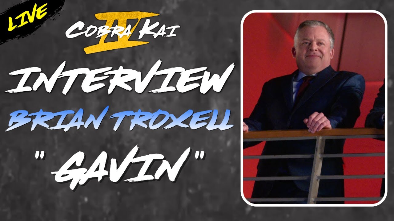 Cobra Kai Season 4 Interview | Brian Troxell - YouTube