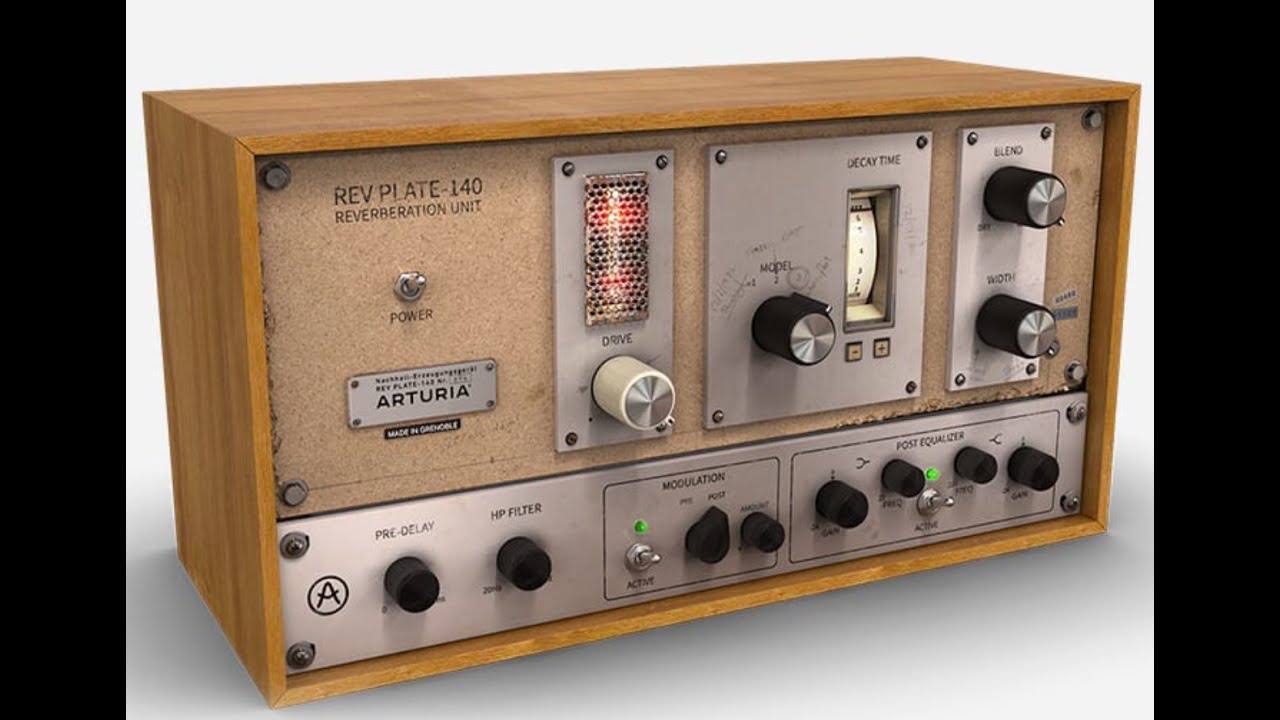 Arturia Rev PLATE-140 Demo | Vintage Studio Reverb Plugin Test - YouTube
