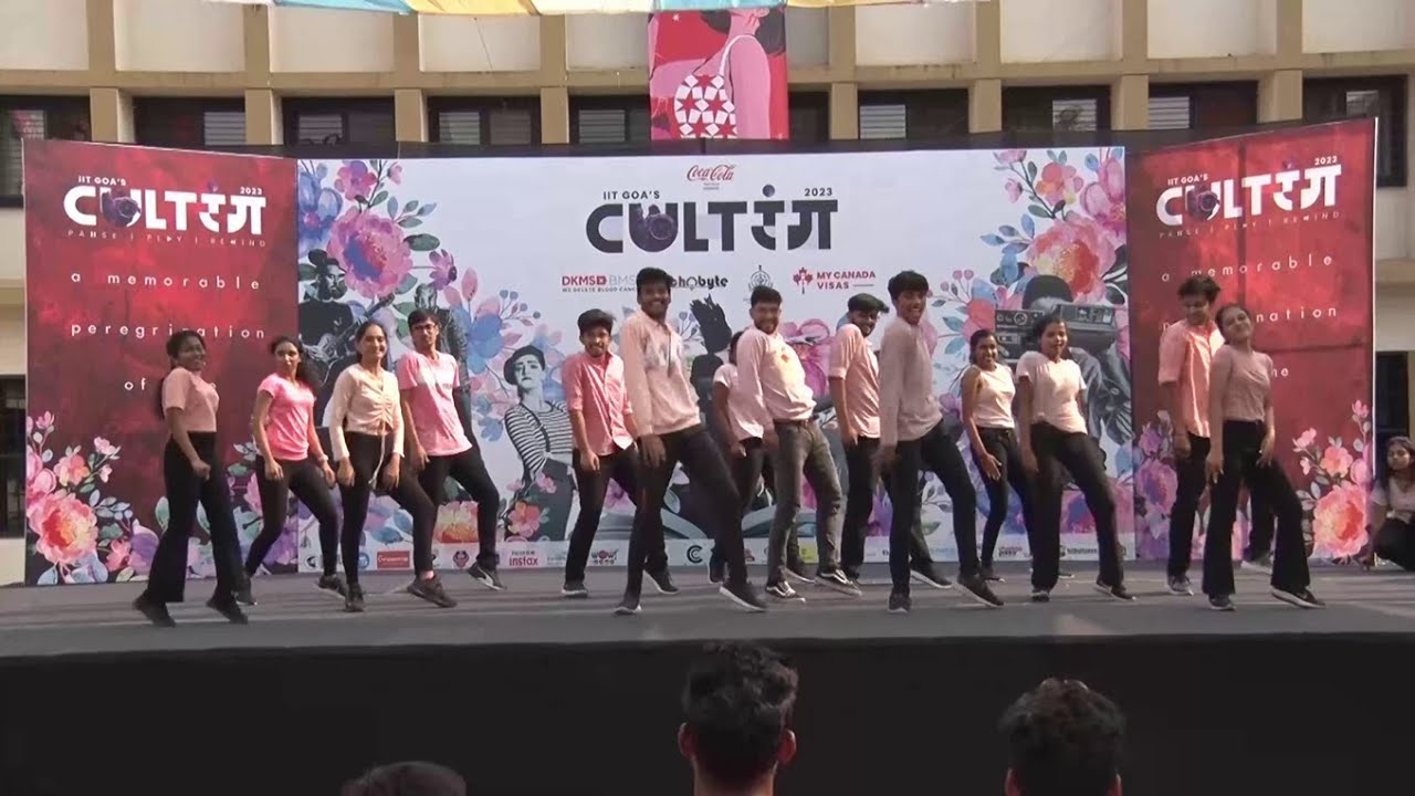 IIT Goa Group Dance 2023 | Groove It | Cultrang | Meraki IIT Goa ...