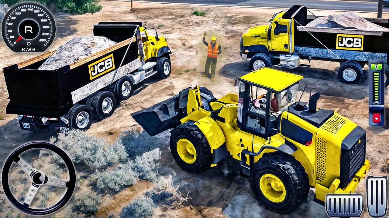JCB Road Builder Construction 3D - City Highway Excavator Simulator ...