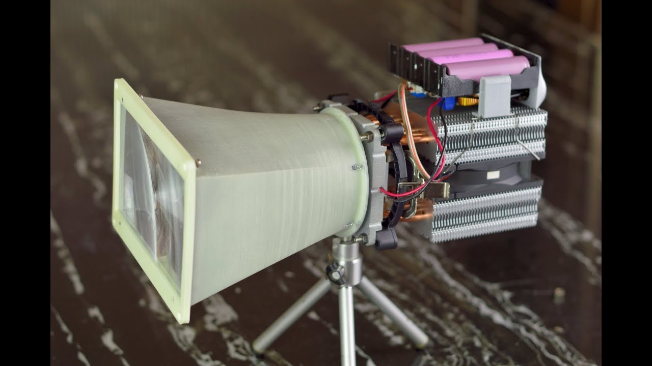 easily 3Dprint 2k 4k uhd projector part 1:the light source ;diy ...