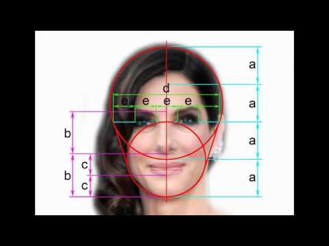 Universal scheme for drawing a person's face - YouTube