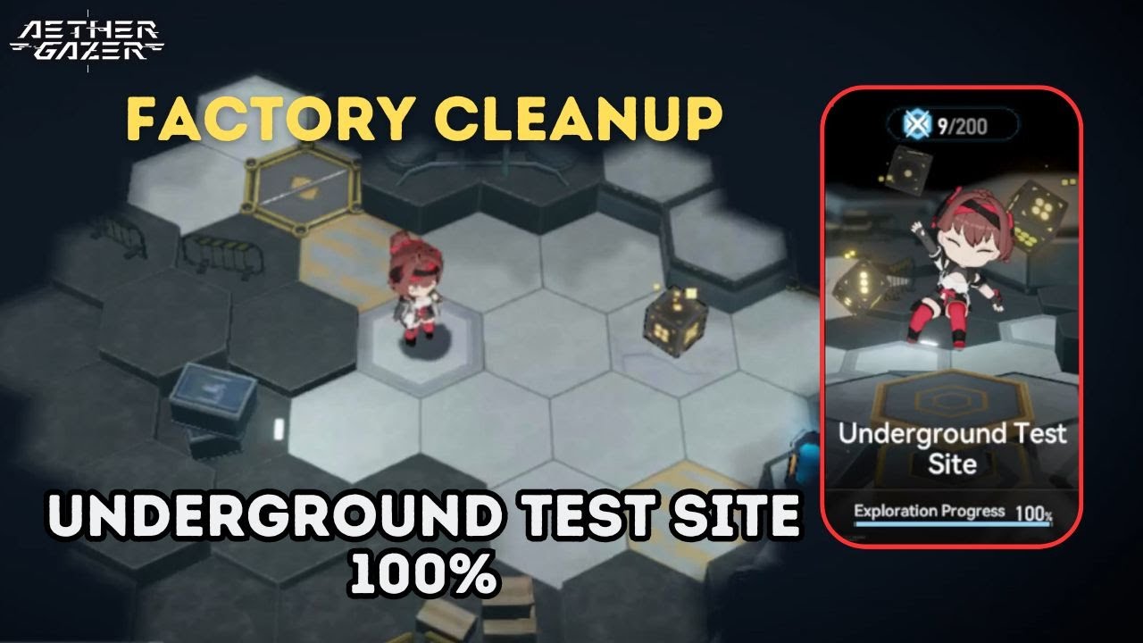 [Aether Gazer] Karasugo Imbroglio: Factory Cleanup - Underground Test ...