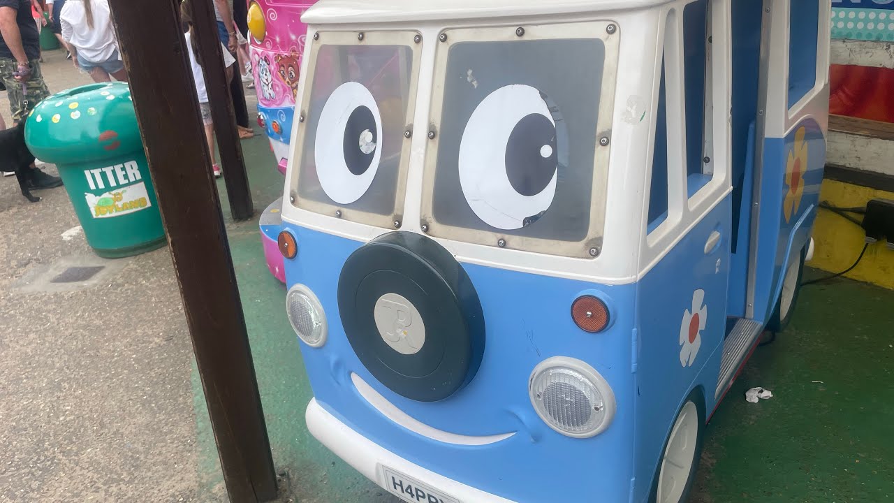 Jolly Roger jolly town Camper van Kiddie ride - YouTube