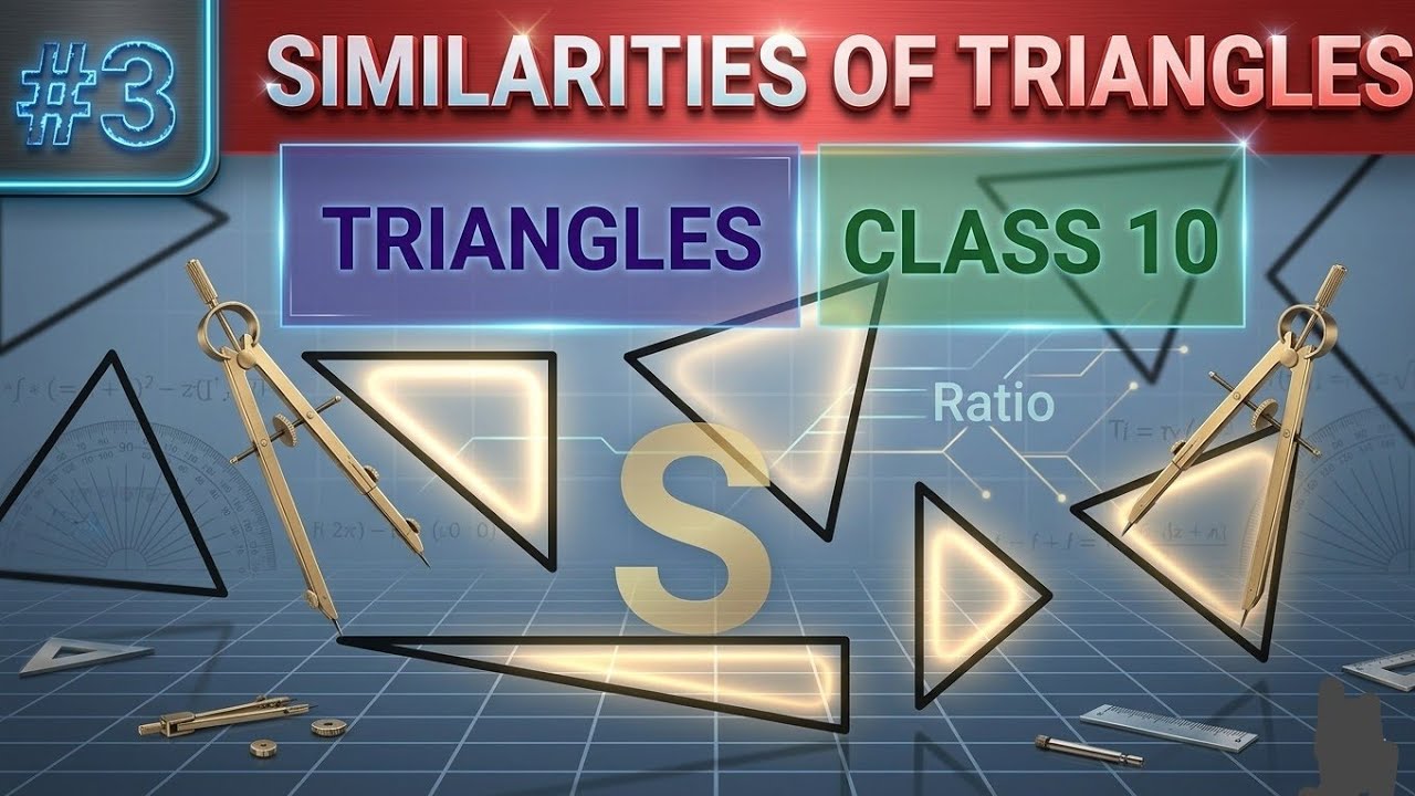 SIMILARITIES OF TRIANGLE || CLASS 10 MATHS || anny classes 0.3 - YouTube
