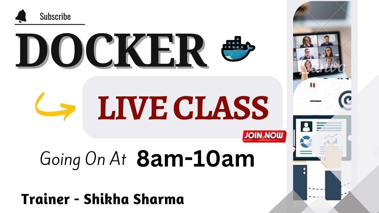 Docker Live Class 8 to 10 PM Sat & Sun March 2024 | By Shikha Sharma #docker #liveclass # ...