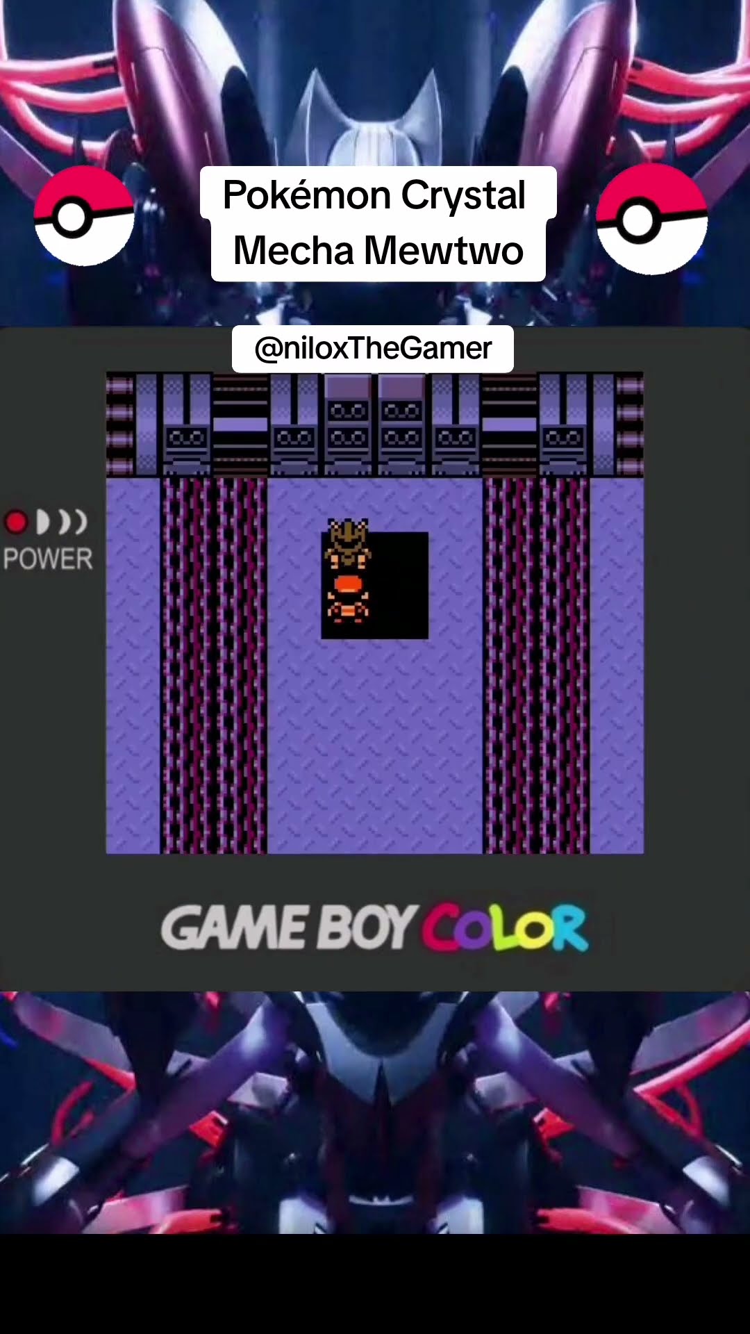 Pokémon Crystal Mecha Mewtwo 🔥 #ntg #niloxthegamer #nilox #pokemon # ...