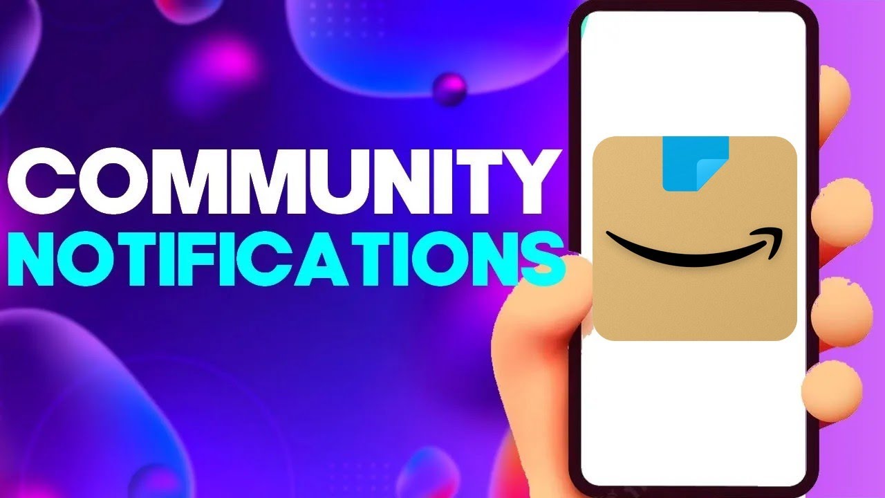 How to Turn off or on Community Notifications on Amazon Shopping on ...