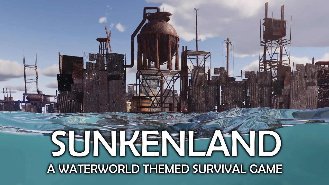 SUNKENLAND 🦀 001: Survival & Basebau à la Waterworld - YouTube