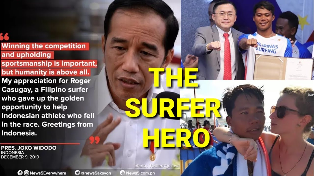 FILIPINO SURFER SAVE THE LIFE OF INDONESIAN SURFER during surfing ...