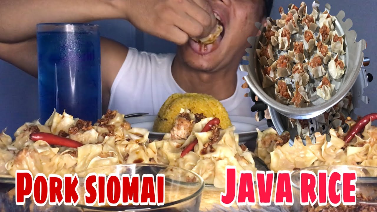 Pork Siomai+Fried Garlic+ToyoMansi+Java Rice|Mukbang#pinoymukbanger # ...