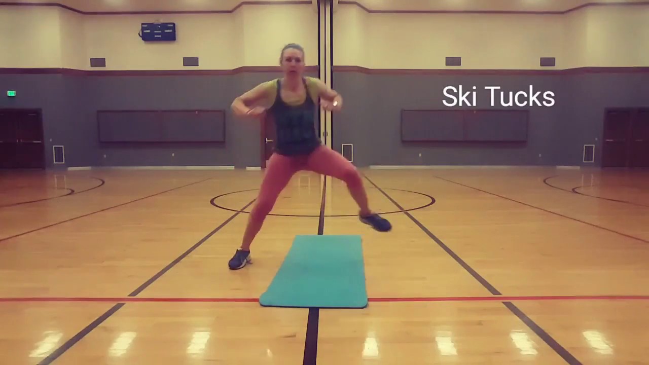 Four Move Hiit Training: Ski Tucks, Lateral Pushups, Roll-up Jump ...