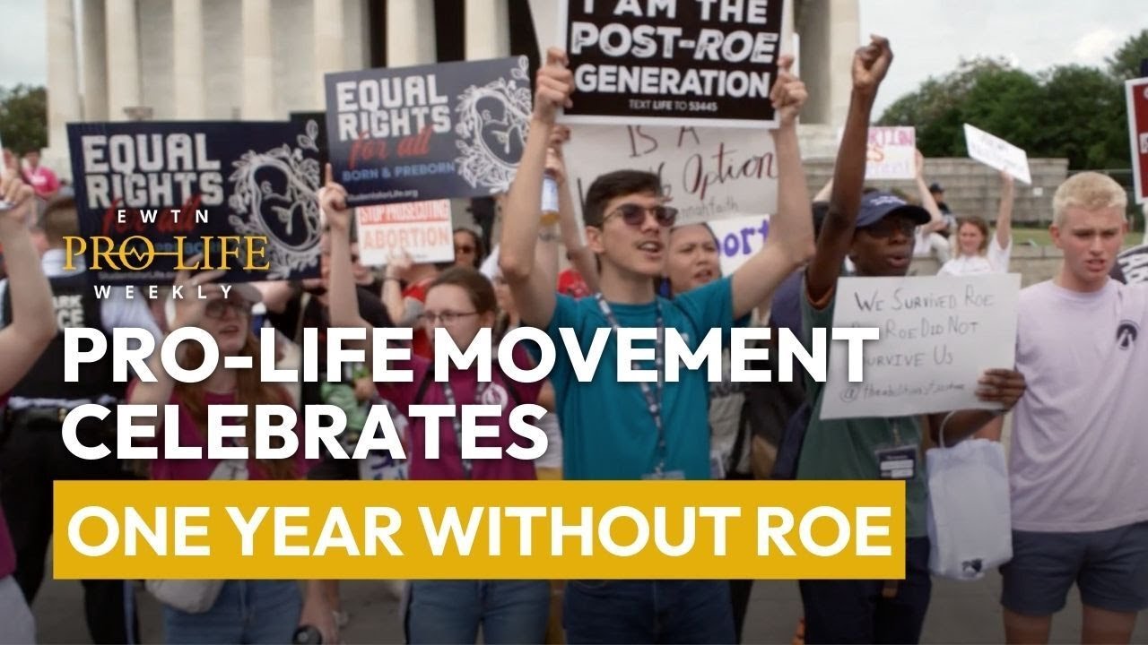Pro-Life Movement Celebrates One-Year Without Roe - YouTube
