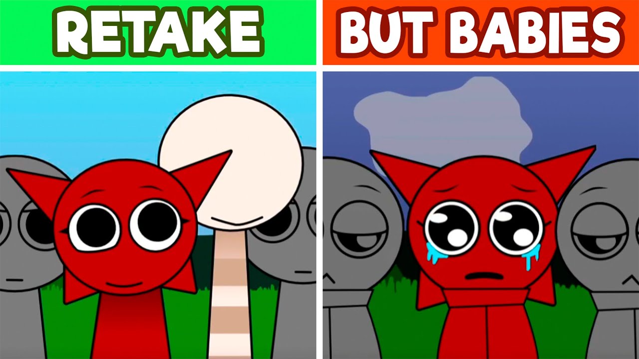 Incredibox Sprunki Retake VS Sprunki Retake Babies All Characters ...