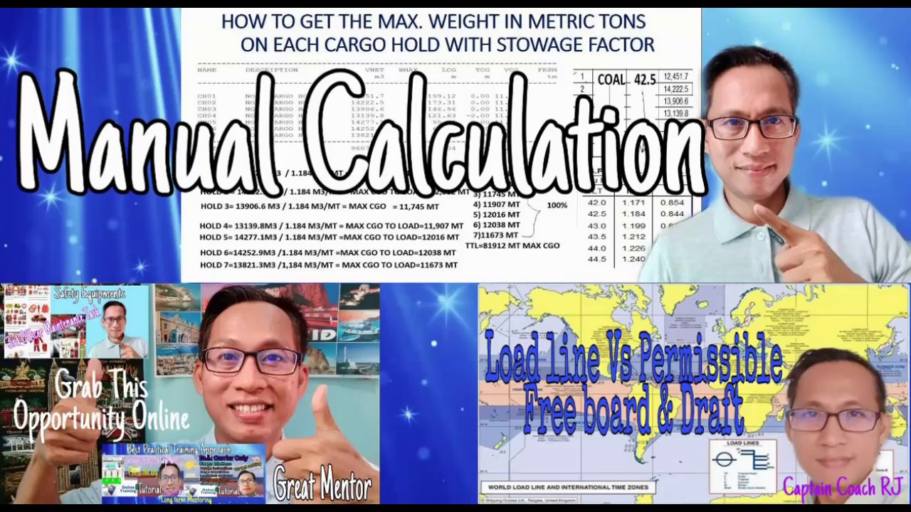 Calculate the maximum cargo to load in each Hold - YouTube