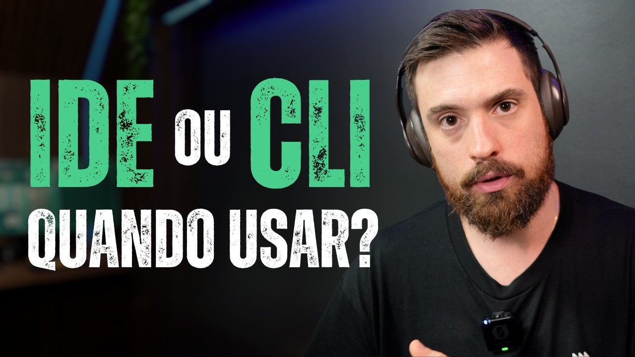 IDE ou CLI: o guia definitivo para escolher sua ferramenta de IA - YouTube