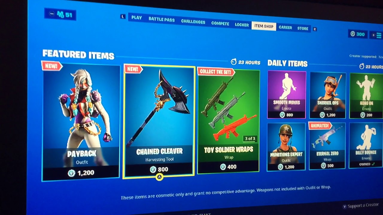 First fortnite item shop video September 16, 2019 - YouTube