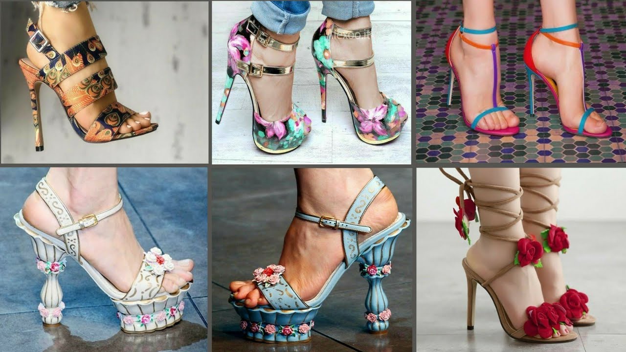 Latest beautiful high heels sandals for girls 2019 || latest beautiful ...