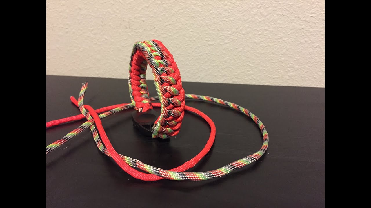 How to make "Beetle Fangs" Paracord Bracelet - YouTube