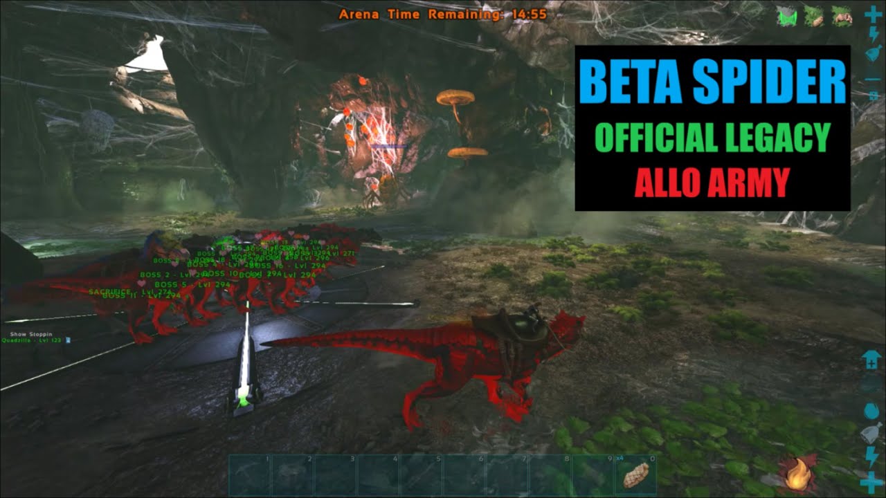 ARK: Official Legacy - Beta Spider - Allo Army - Breaking the Meta ...