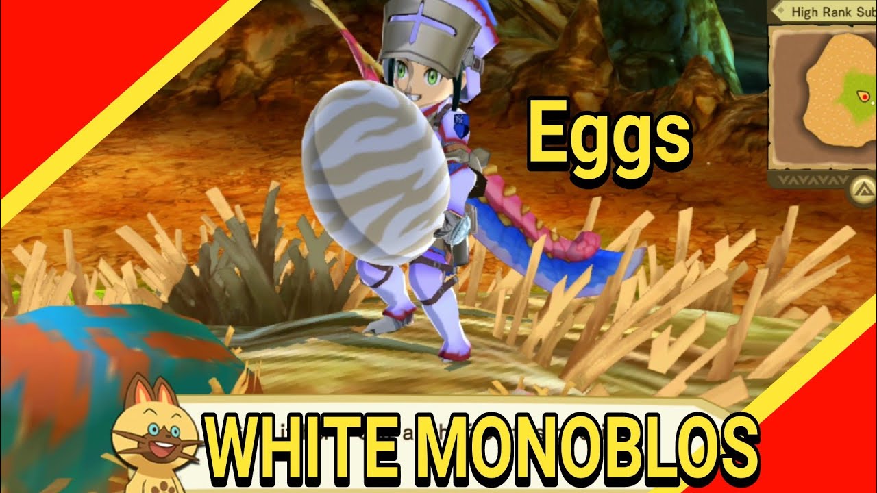 GET EGGS WHITE MONOBLOS MONSTER HUNTER STORIES ANDROID GAMEPLAY - YouTube