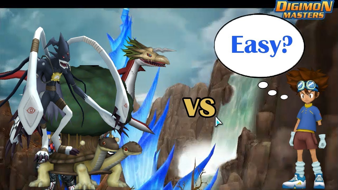 Xuanwumon Dungeon [Easy] Solo EDG easy (Digimon Masters Online) - YouTube