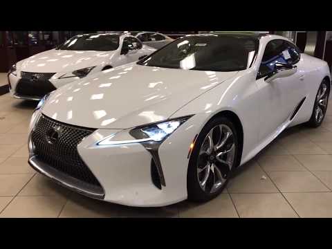 2018 Lexus LC500 coupe white - YouTube