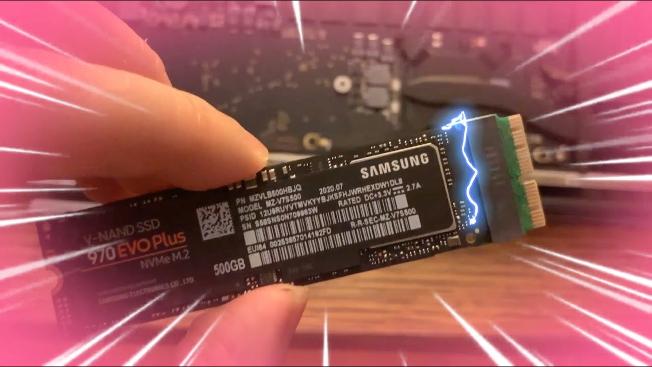 Upgrading PCIe-based SSD(flash storage) with Nvme SSD for Macbook Pro ...