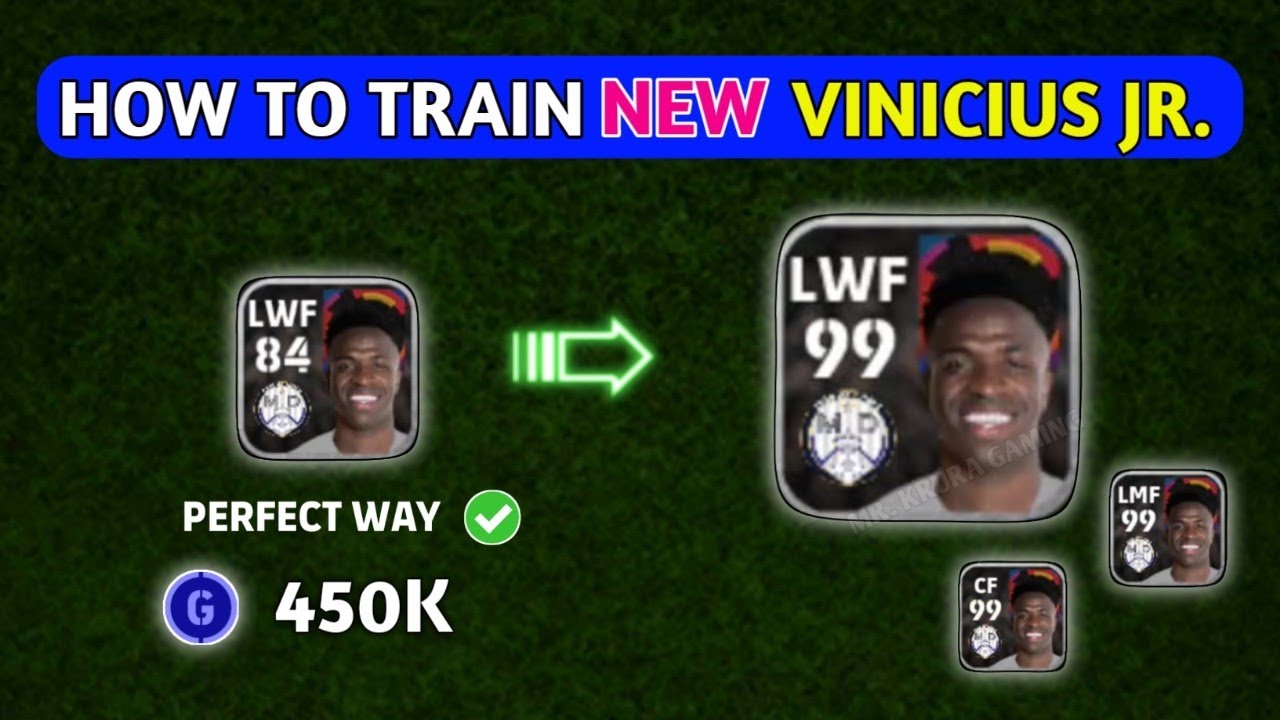 How to Train VINICIUS JUNIOR in PERFECT WAY eFootball 2026 Mobile ...