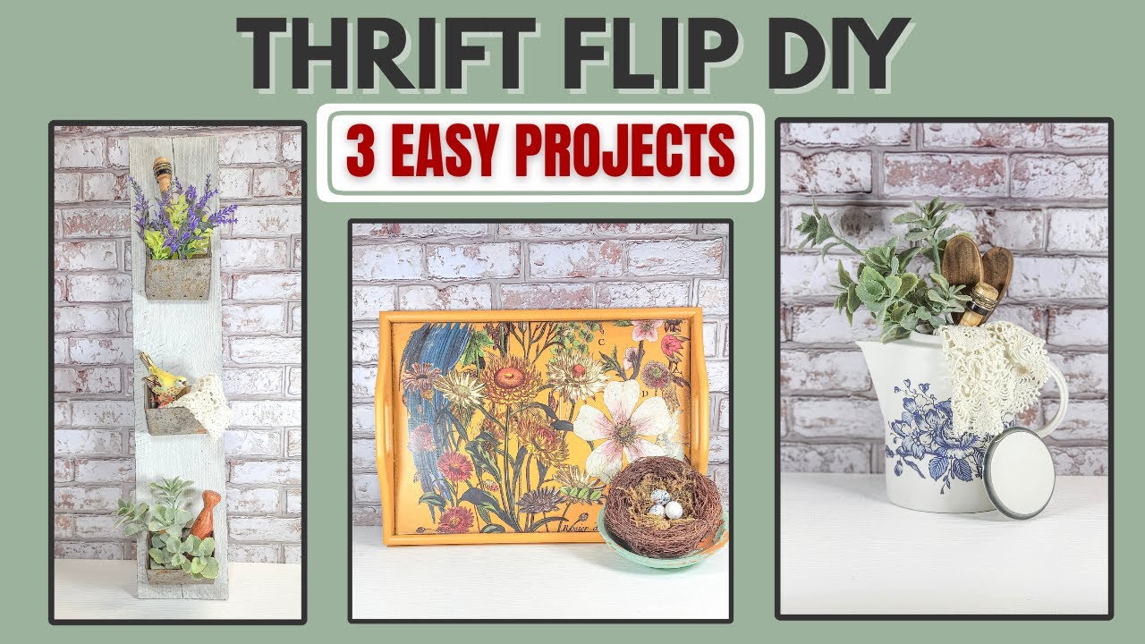 Thrift Flip DIY for Beginners | Milk Paint, Dixie Belle & IOD Transfer ...