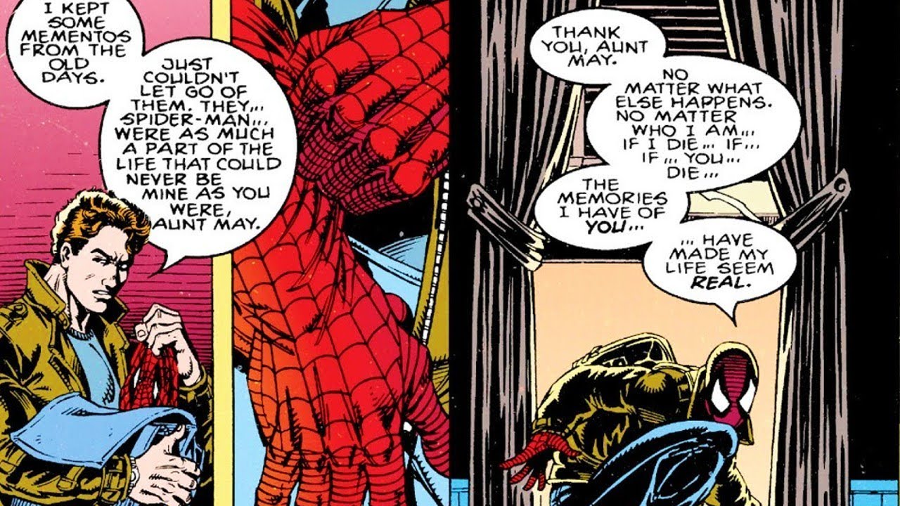 Thank You Aunt May | Clone Saga Comic Dub - YouTube