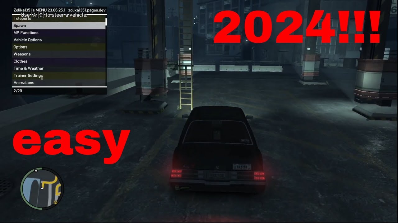 How to download GTA IV mod menu (2024) EASIEST METHOD - YouTube