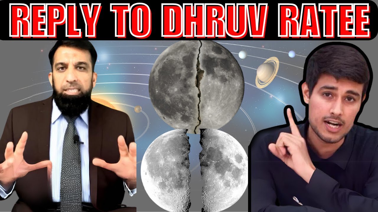 The Real Story Behind Moon Splitting: Dhruv Ratee Debunked? - YouTube
