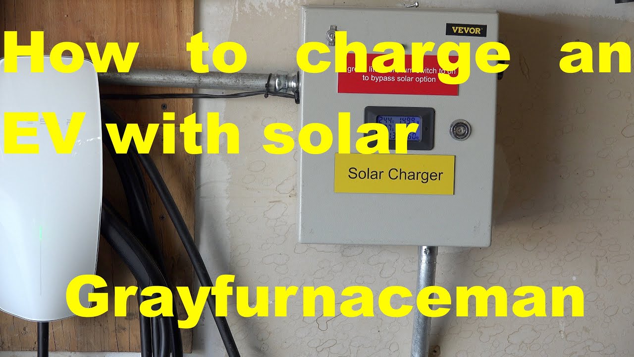 How to charge an EV with solar - YouTube