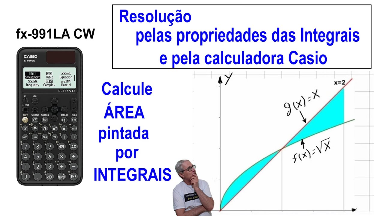 GRINGS - CÁLCULO DE ÁREA COM INTEGRAIS - resolução manual e na ...