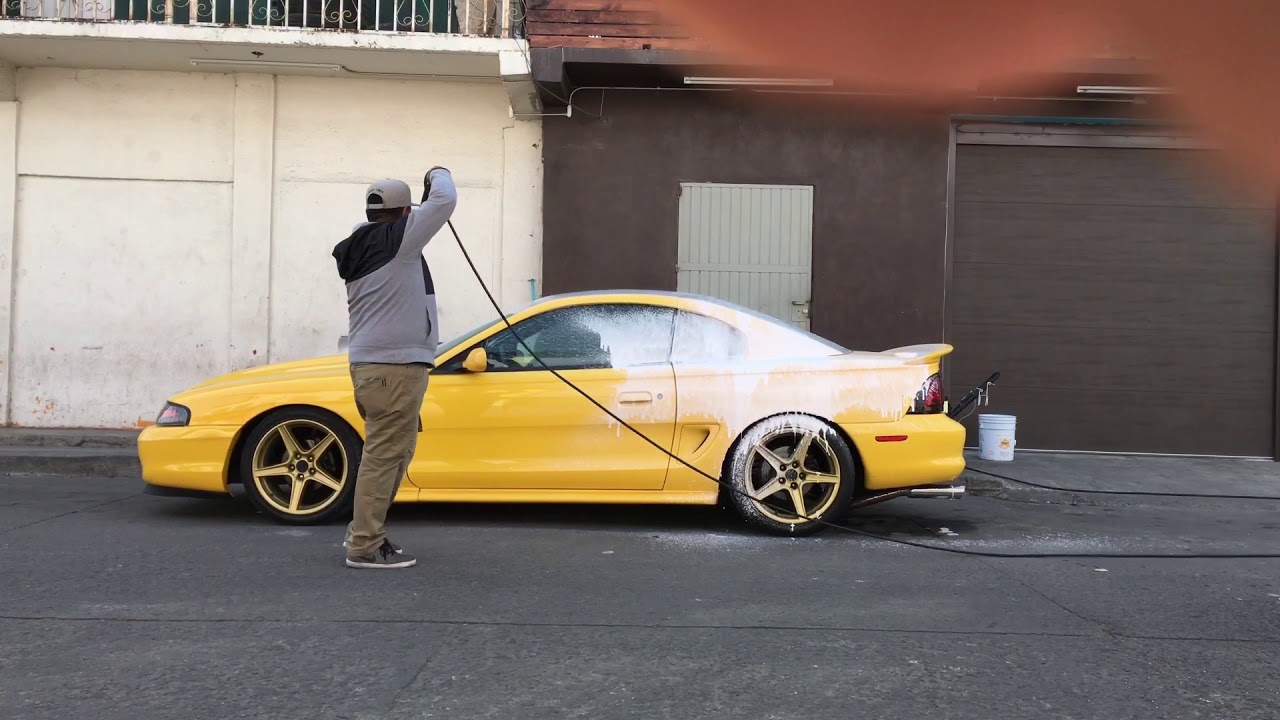Mustang sn95 SLAMMED - YouTube