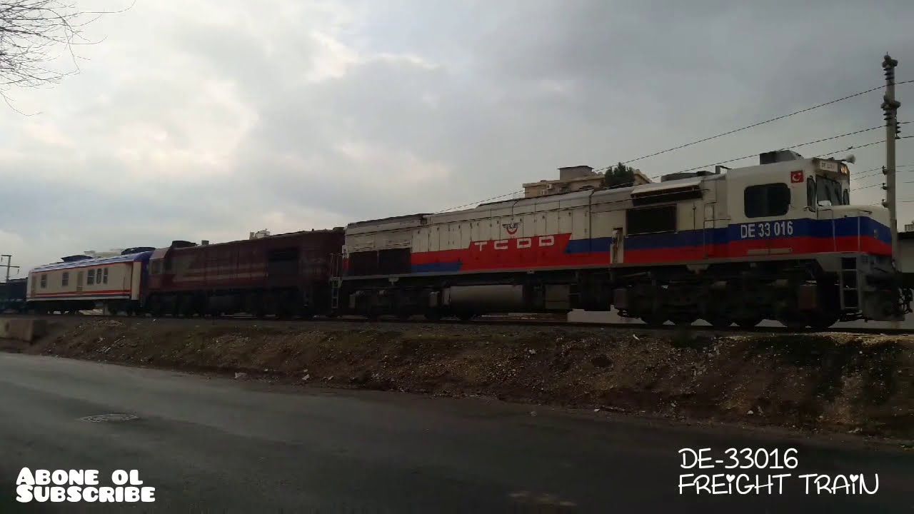 TCDD - YÜK TRENİ (FREIGHT TRAIN CROSSING) DİYARBAKIR/TURKEY - YouTube