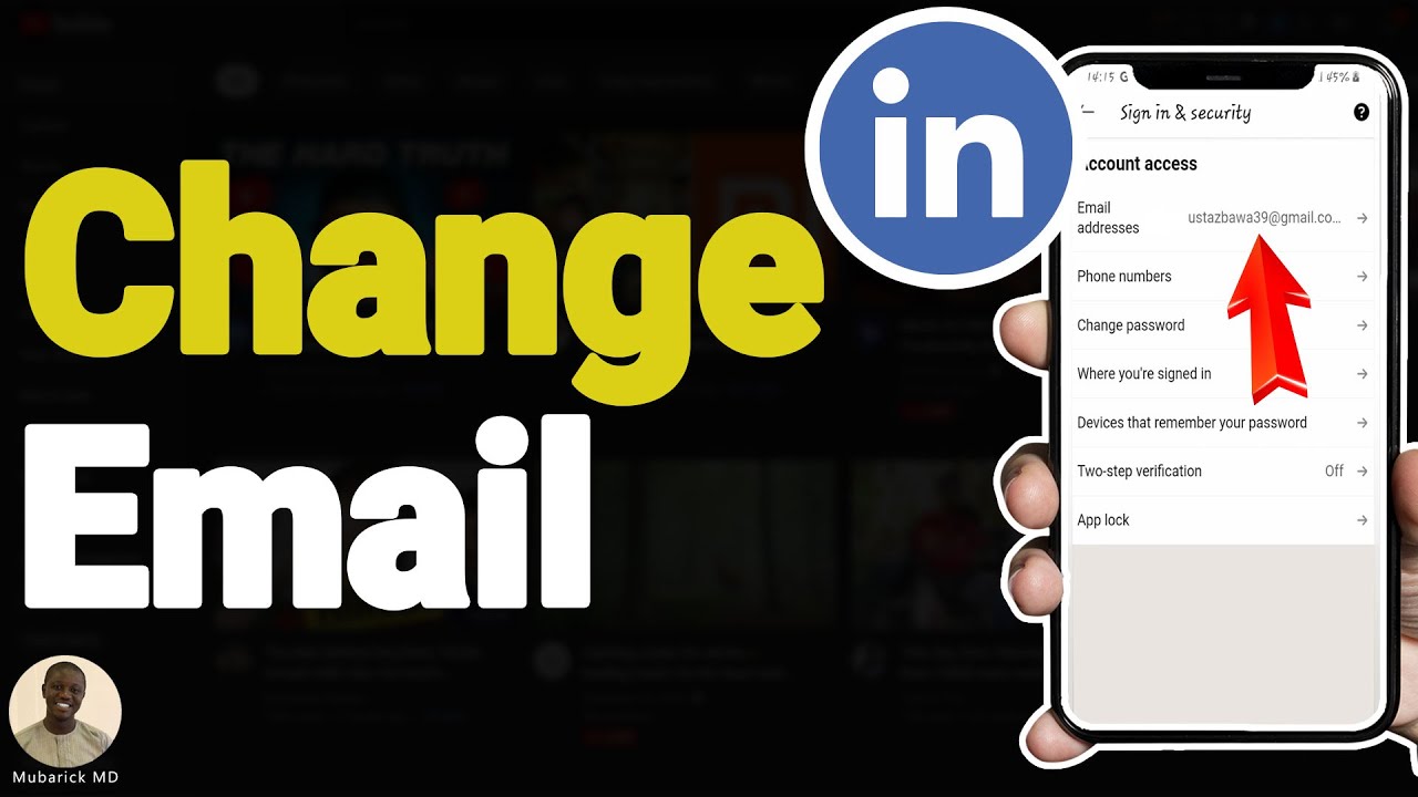 How to Change Email Address on LinkedIn in 2024 - Full Guide - YouTube