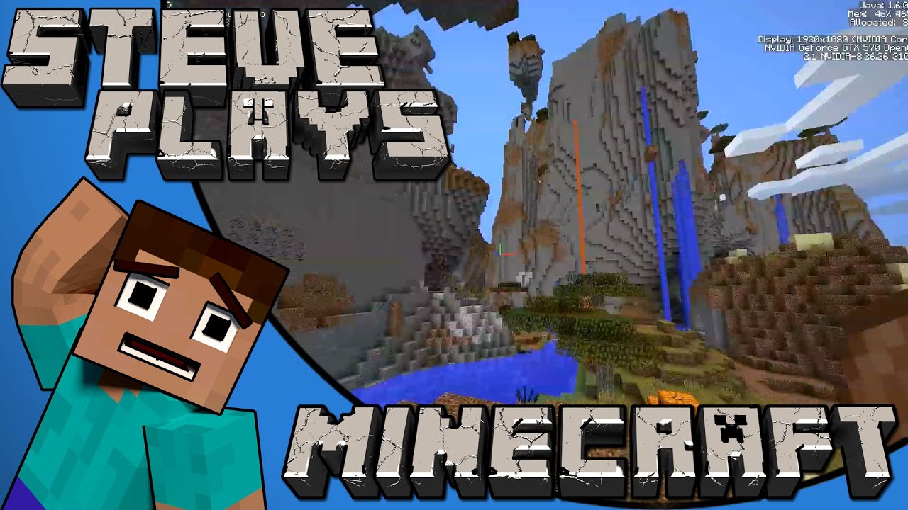 Steve Playz Minecraft : Ep 1 : The Perfect Spawn!! - YouTube